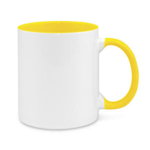Customized Inner Color Mug Printing - Yellow - Print it