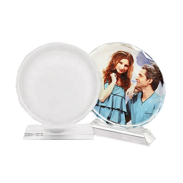 Round Crystal Plaque - BSJ03A - Print it